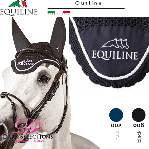 Equiline Outline Ear Bonnet - Dark Selections