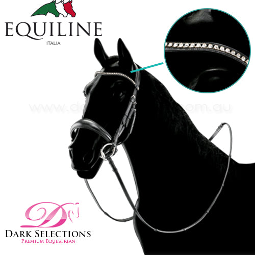 Equiline Crystal Bridle - Dark Selections